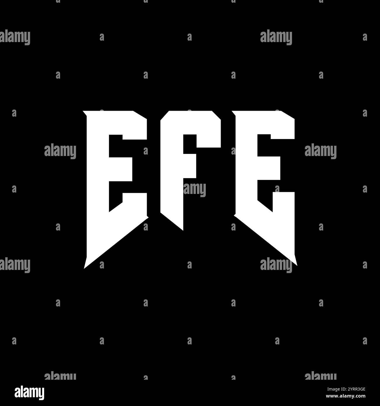 EFE letter logo design for technology company. EFE logo design black ...