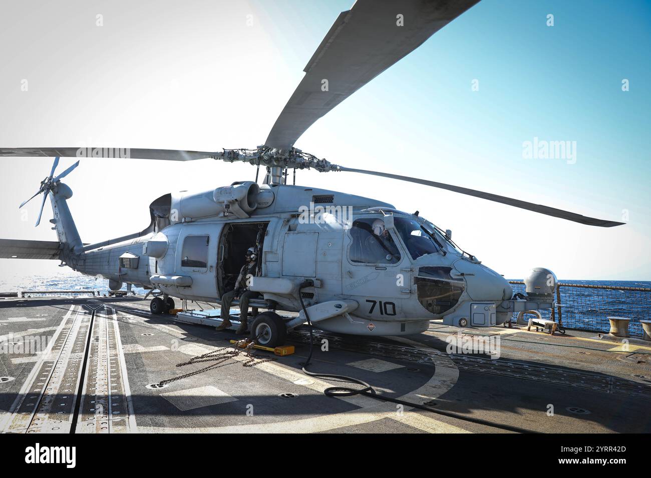 U.S. CENTRAL COMMAND AREA OF RESPONSIBILITY (Nov. 29, 2024) An MH-60R ...