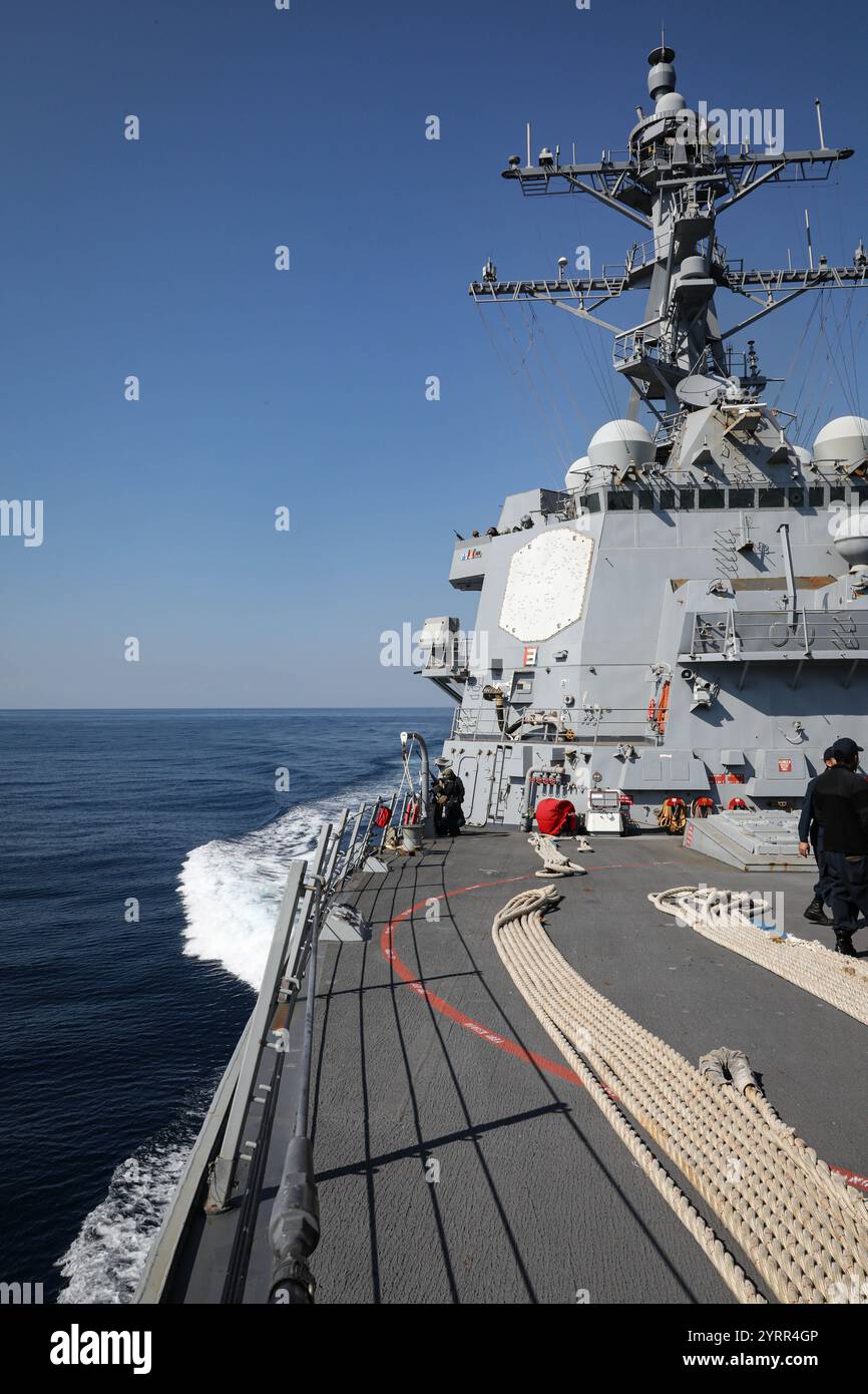 U.S. CENTRAL COMMAND AREA OF RESPONSIBILITY (Dec. 3, 2024) The Arleigh ...