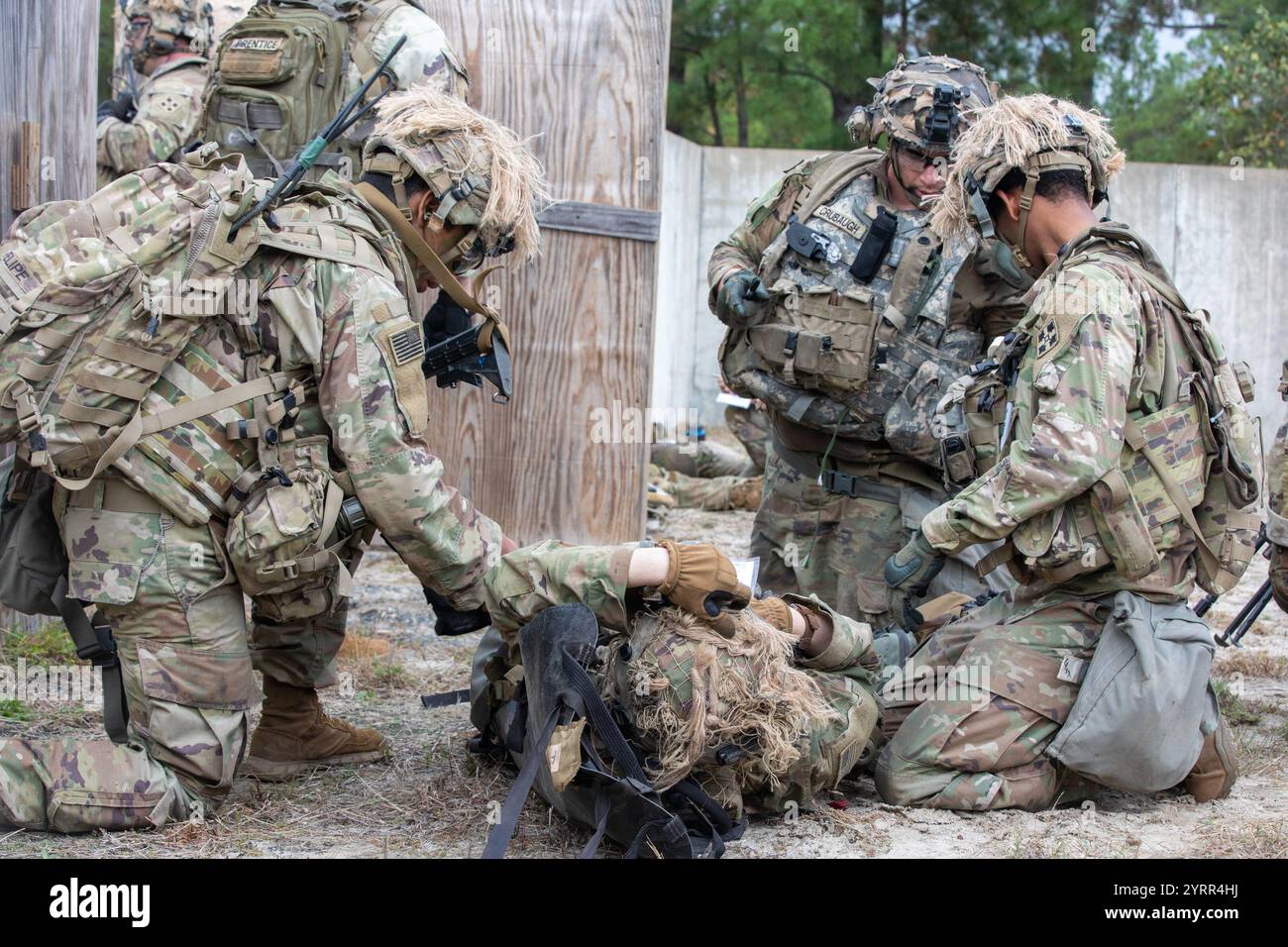 Medics from the 4th Battalion, 9th Infantry Regiment, 1st Stryker Brigade Combat Team, 4th ...