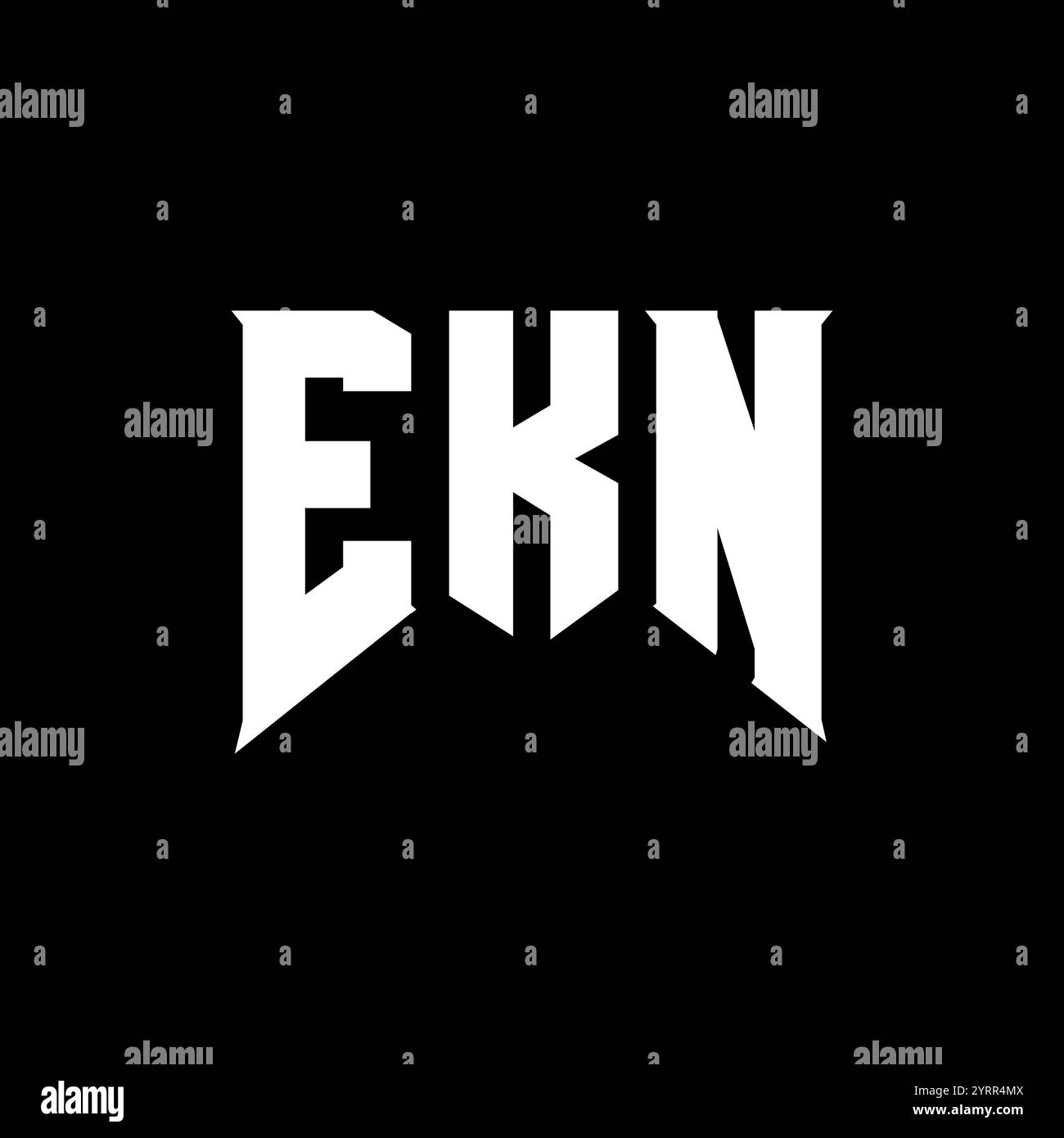 Ekn logo design hi-res stock photography and images - Alamy