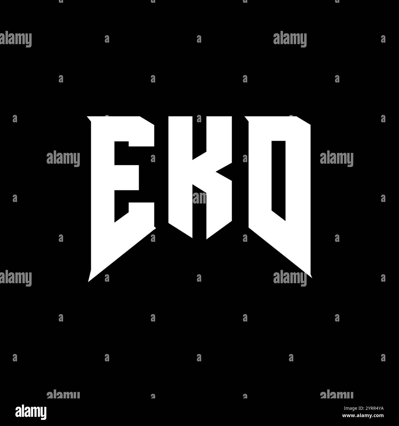 EKD letter logo design for technology company. EKD logo design black ...