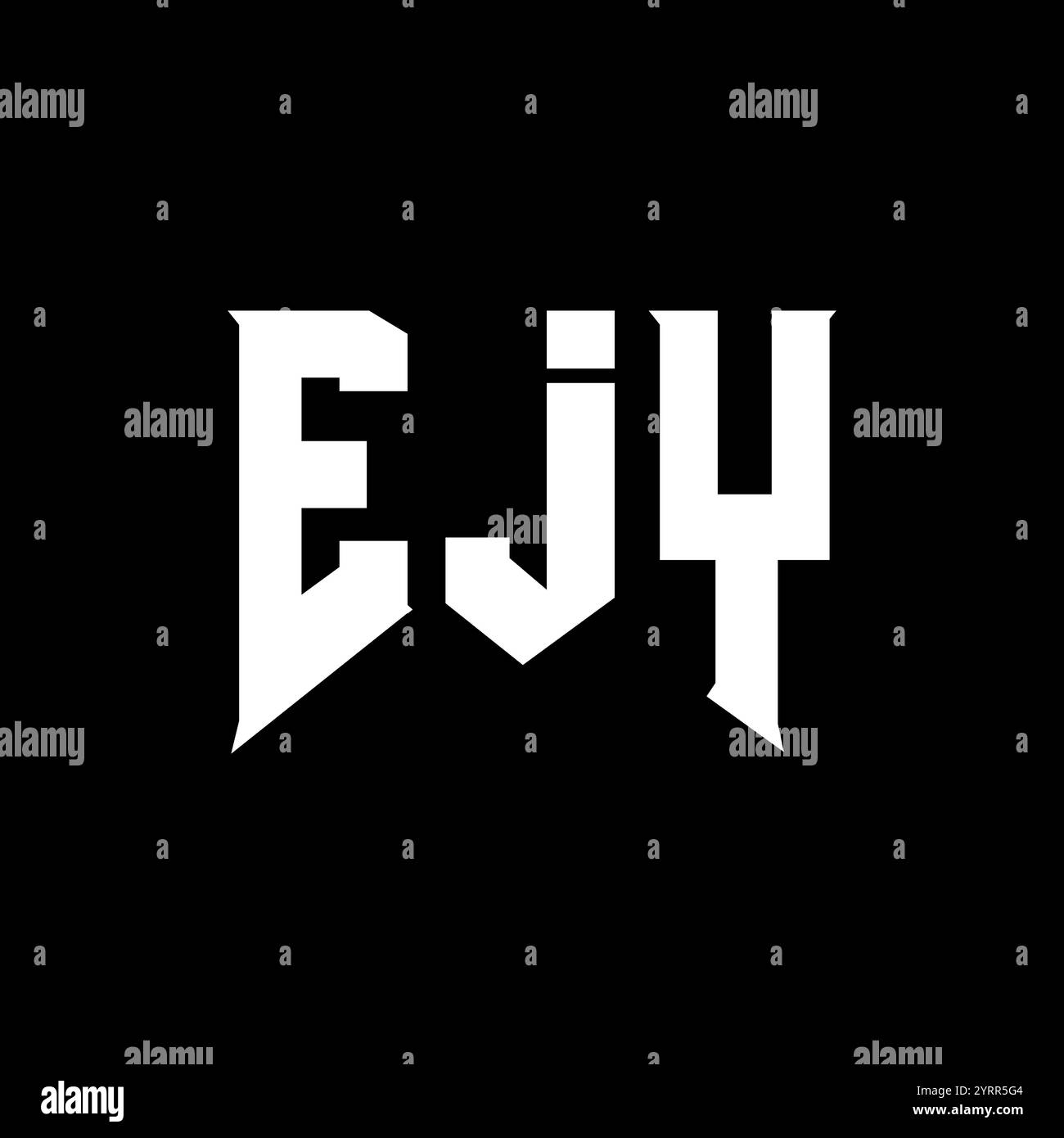 Ejy minimalist logo Stock Vector Images - Alamy