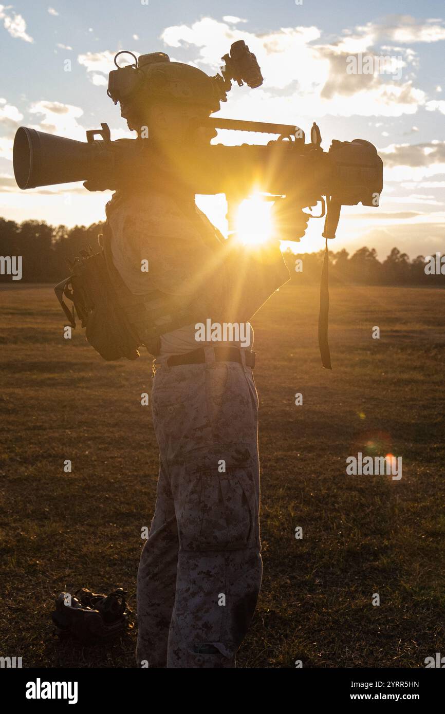 U.S. Marine Corps Cpl. Jacob Wicks, a reconnaissance Marine with ...