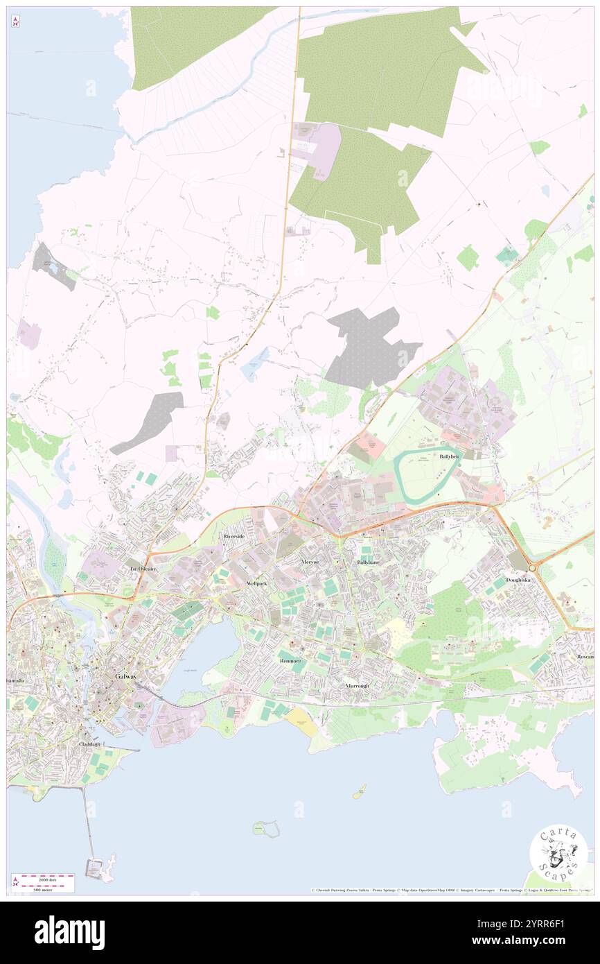 Map of castlegar hi-res stock photography and images - Alamy