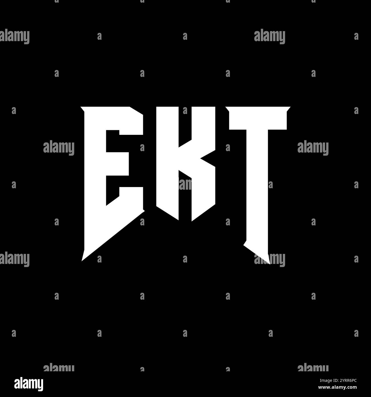 Ekt logo design Stock Vector Images - Alamy