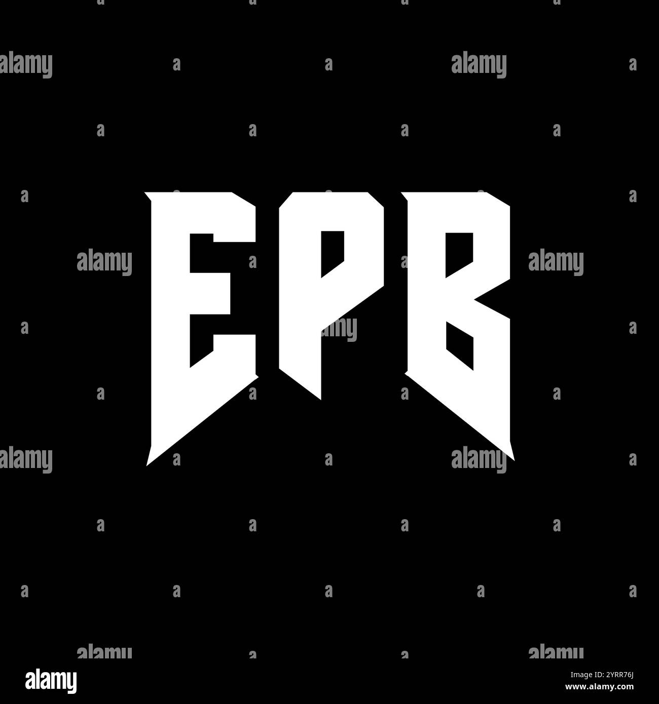 EPB letter logo design for technology company. EPB logo design black ...