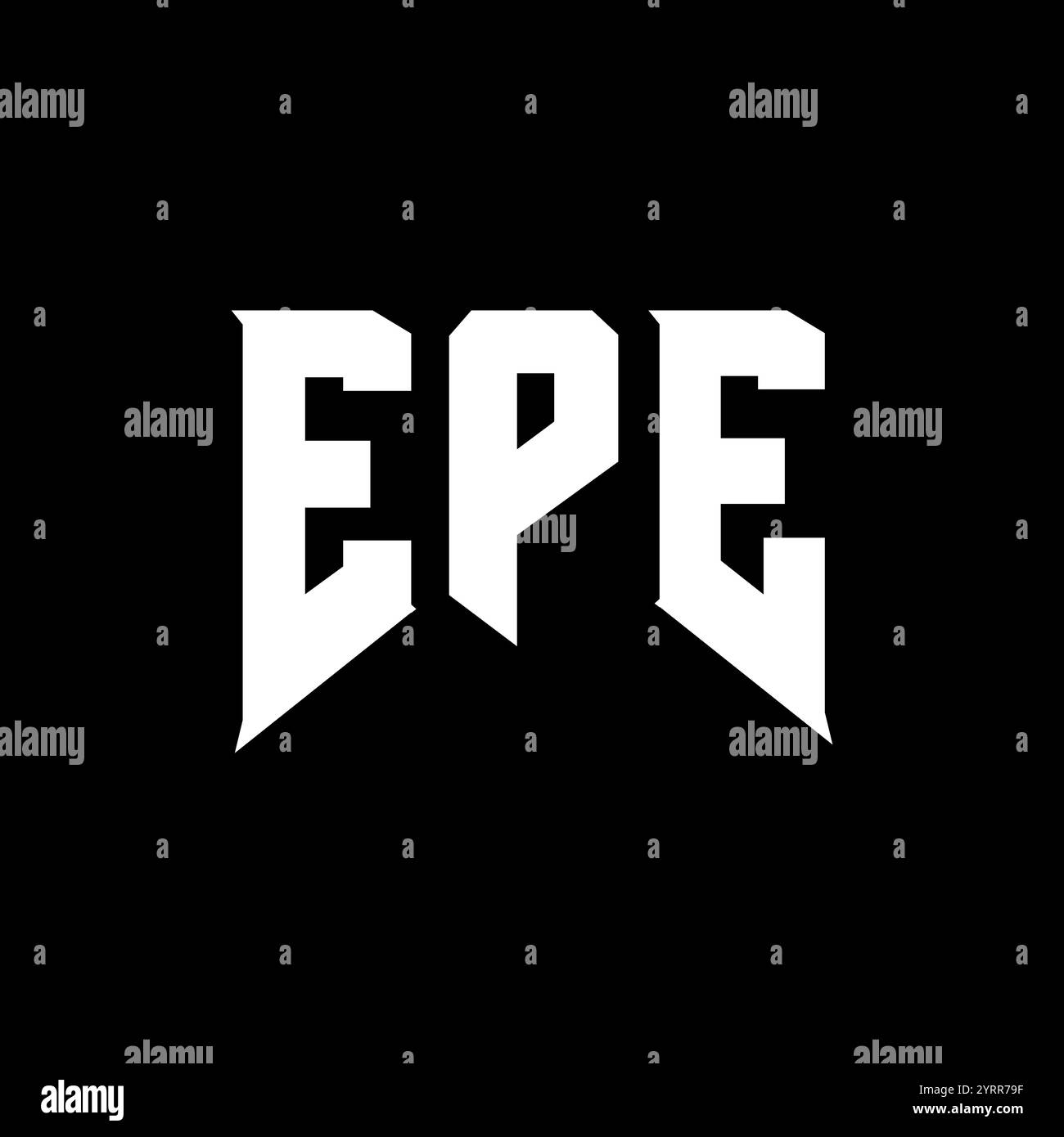 EPE letter logo design for technology company. EPE logo design black ...