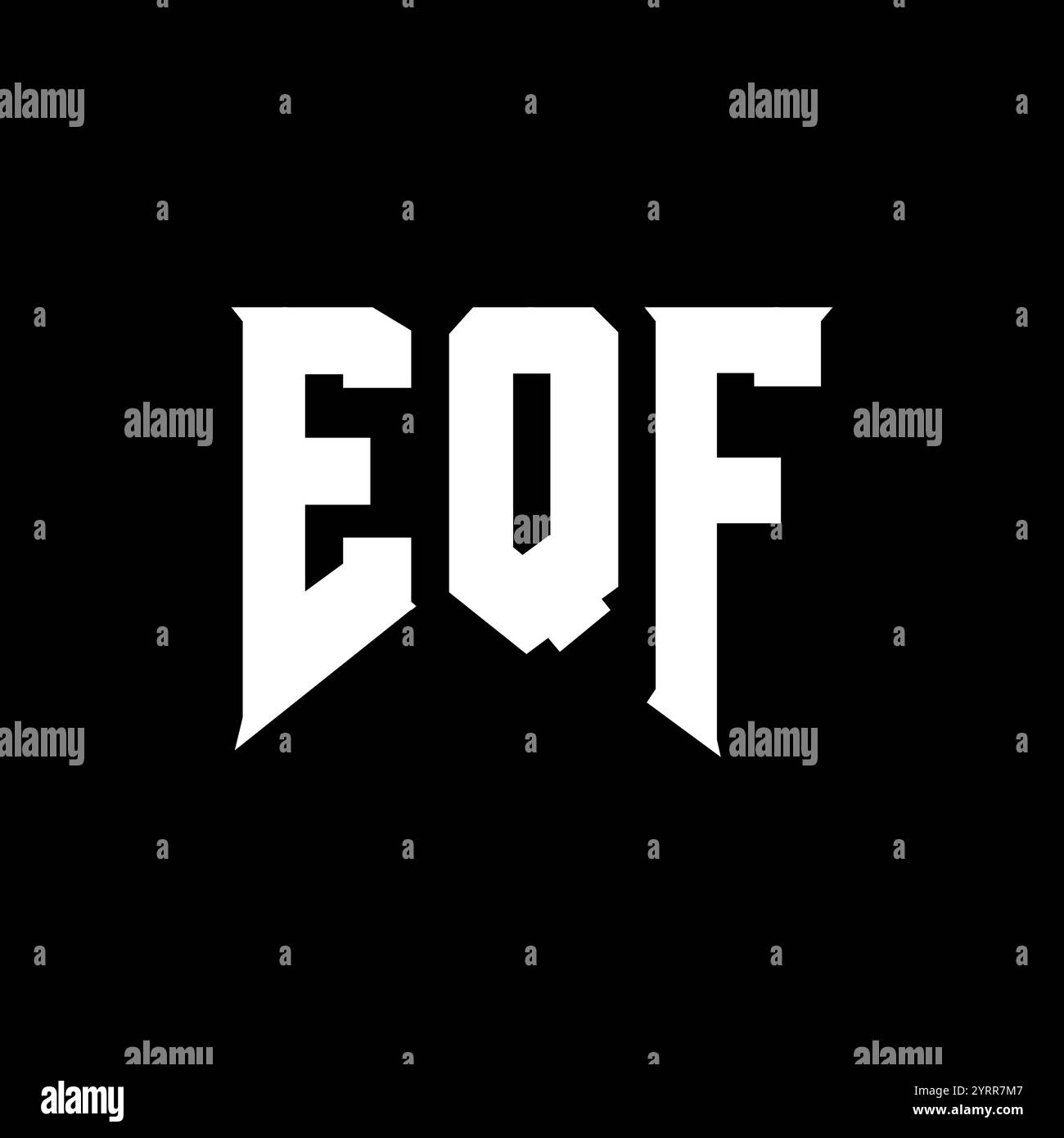 EQF letter logo design for technology company. EQF logo design black ...