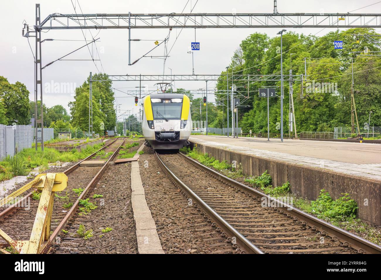 Swedish commuter train hi-res stock photography and images - Alamy