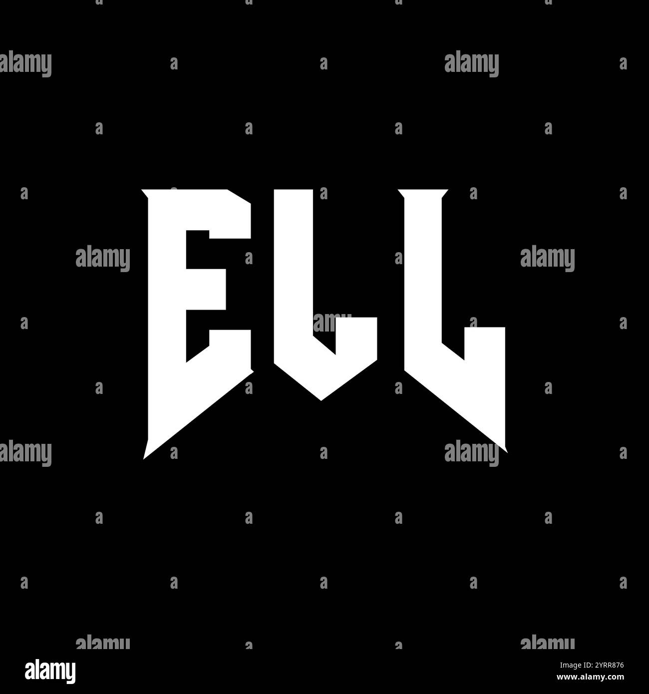 Ell minimalist logo Stock Vector Images - Alamy