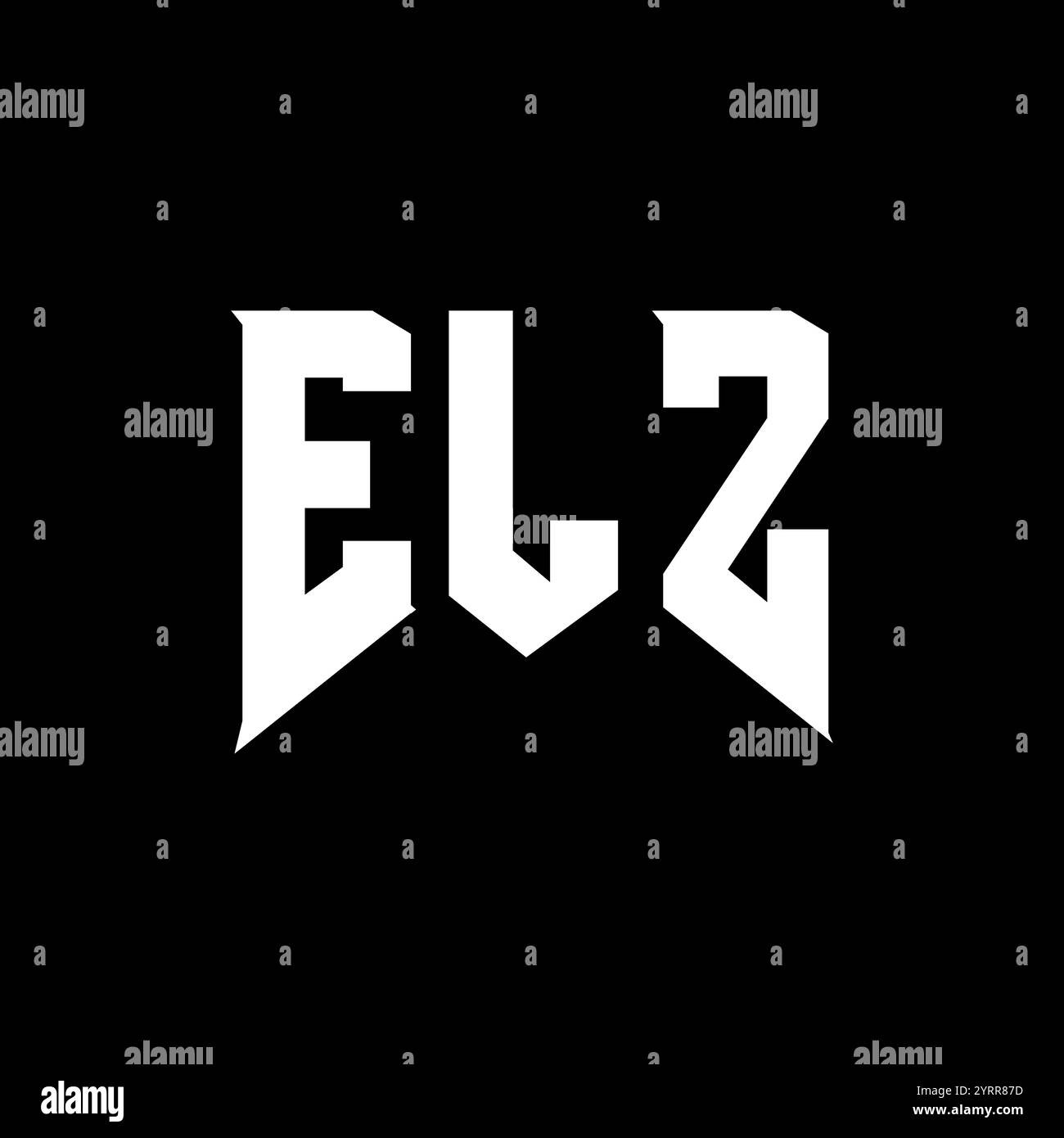 Elz logo design hi-res stock photography and images - Alamy