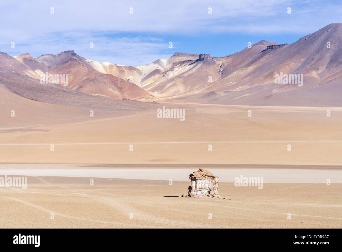 Rock formation in the Salvador Dali Desert, Reserva Nacional de Fauna ...