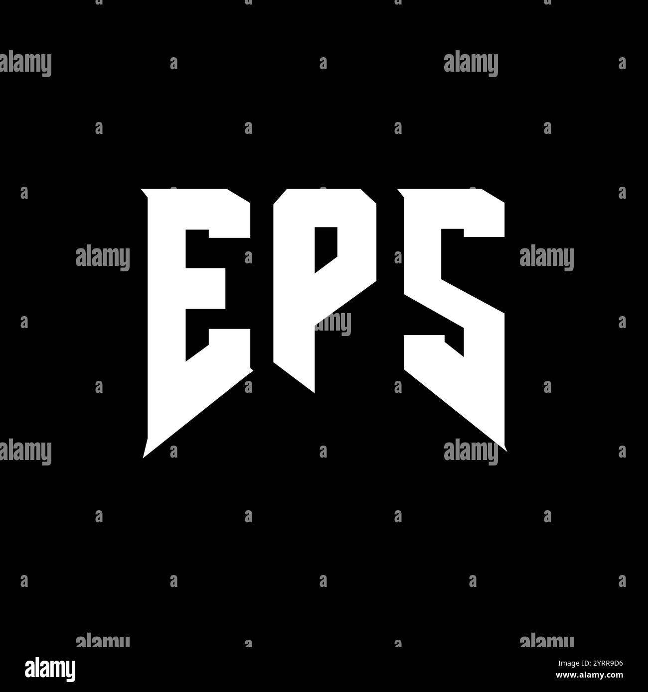 EPS letter logo design for technology company. EPS logo design black ...