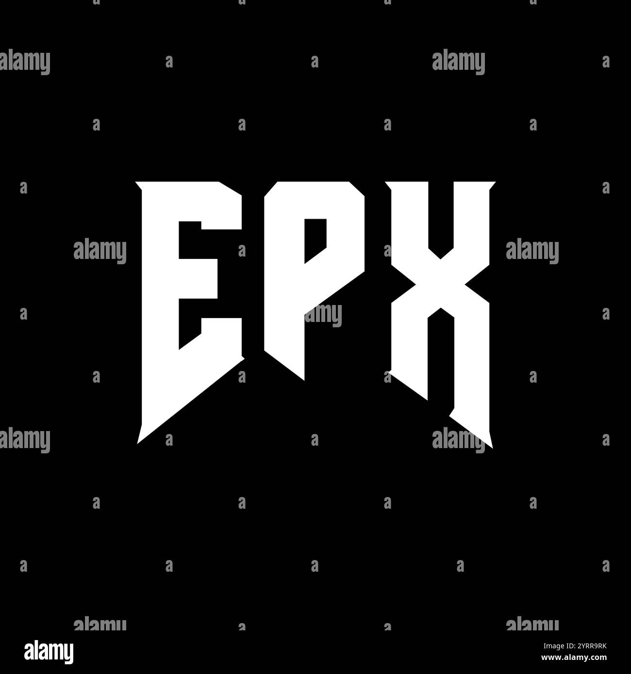 EPX letter logo design for technology company. EPX logo design black ...