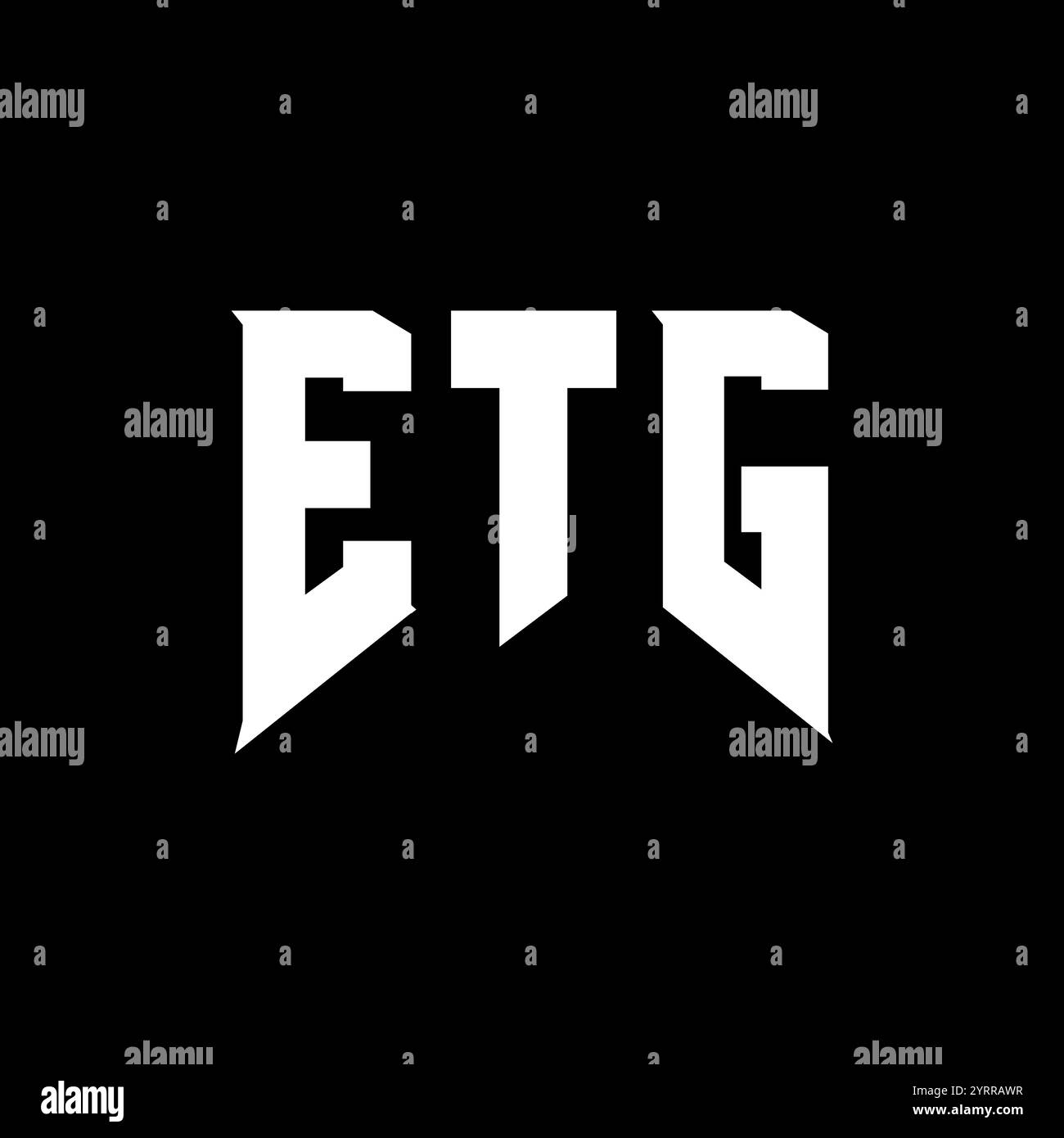 ETG letter logo design for technology company. ETG logo design black ...