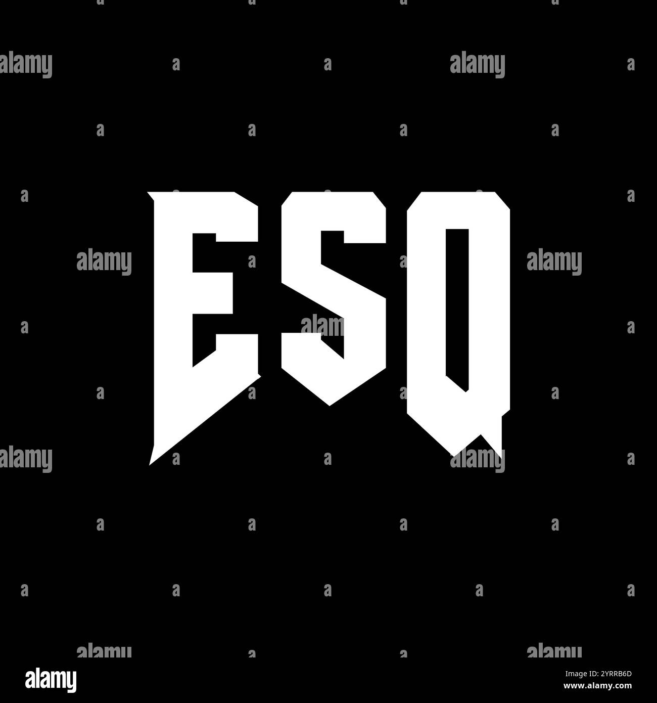 Esq business company logo hi-res stock photography and images - Alamy