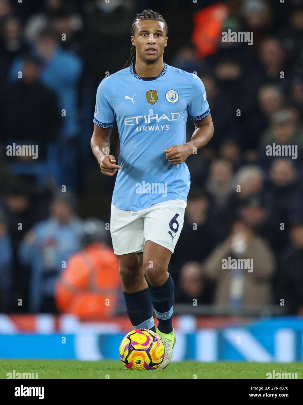 Nathan Aké of Manchester City during the Premier League match ...