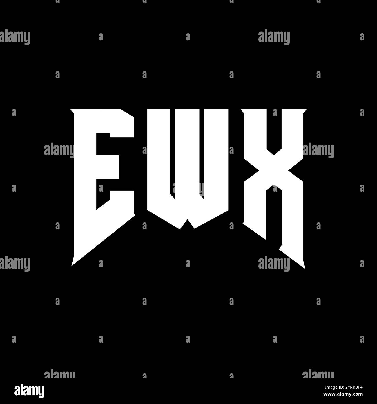 Ewx logo design hi-res stock photography and images - Alamy