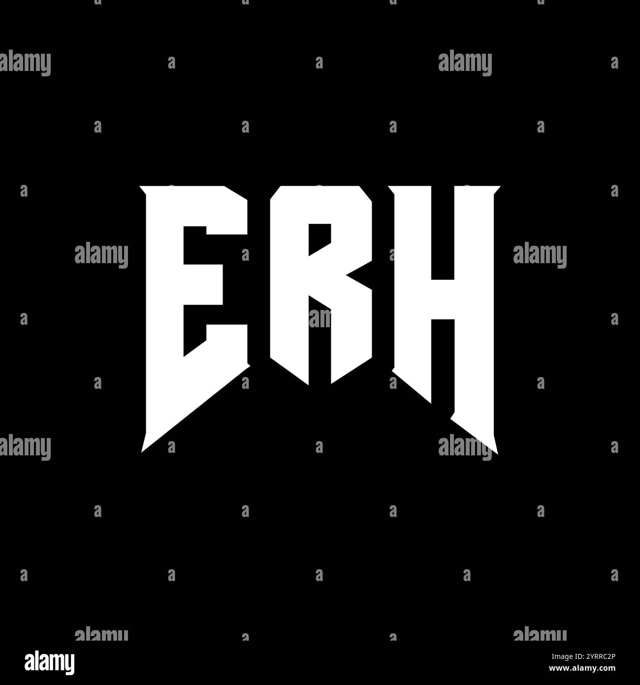 Erh logo design Stock Vector Images - Alamy