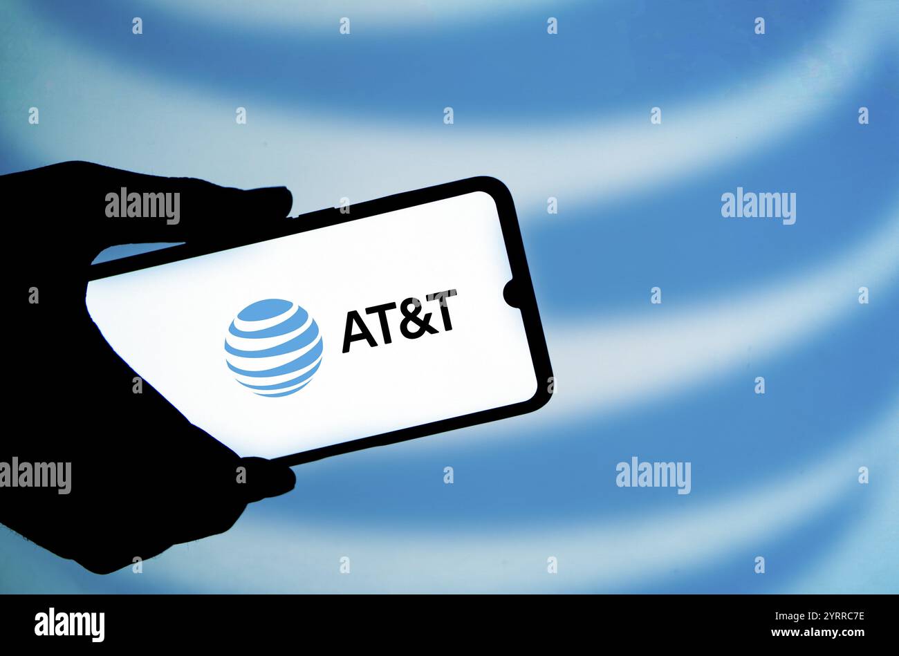 AT and T a largest telecommunication company Stock Photo - Alamy
