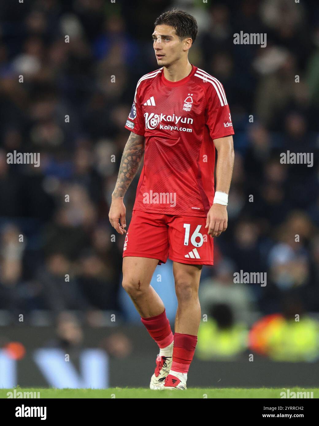 Nicolás Domínguez of Nottingham Forest during the Premier League match ...