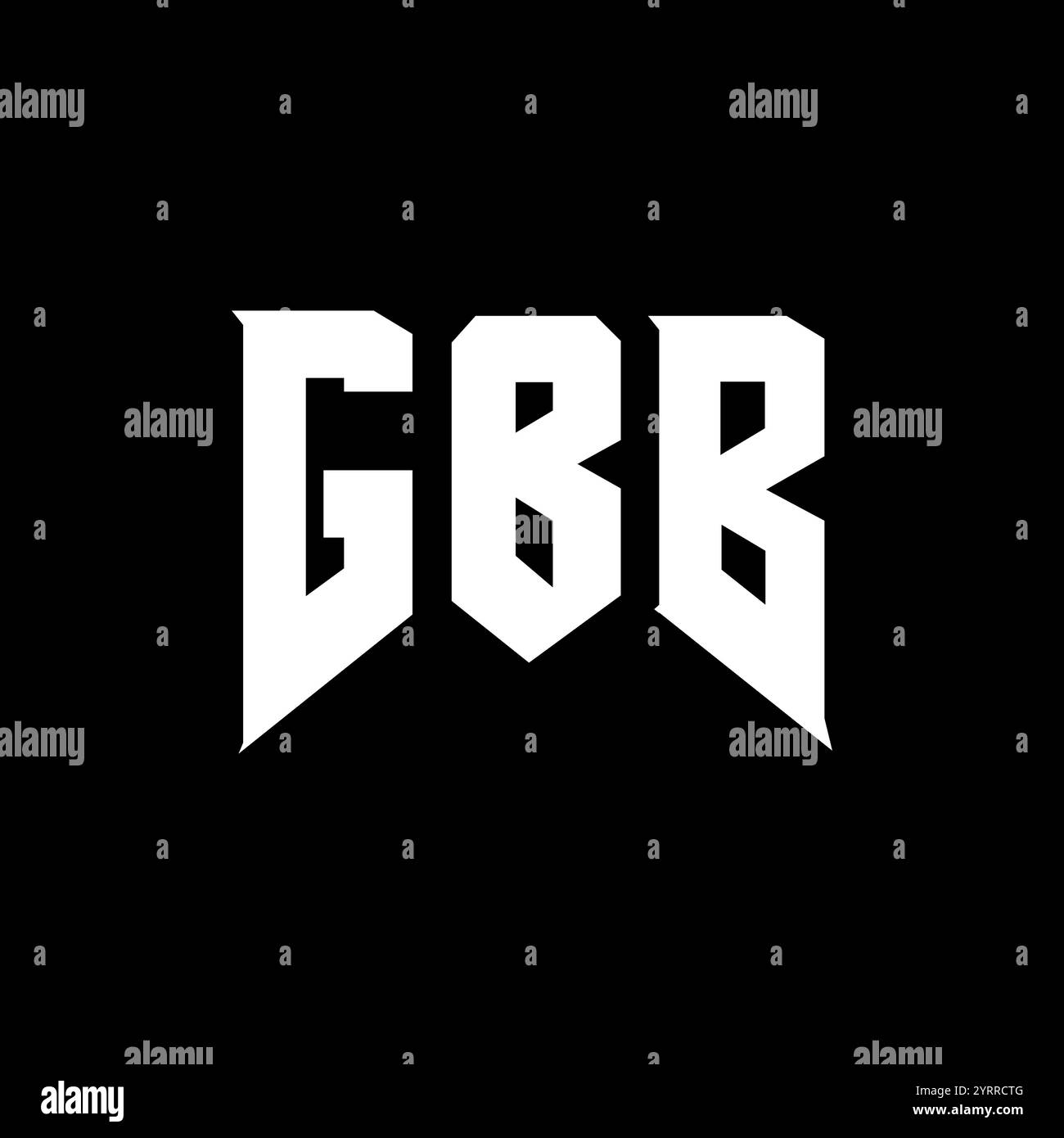 GBB letter logo design for technology company. GBB logo design black ...