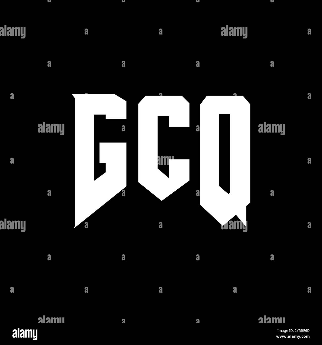 Gcq logo design hi-res stock photography and images - Alamy