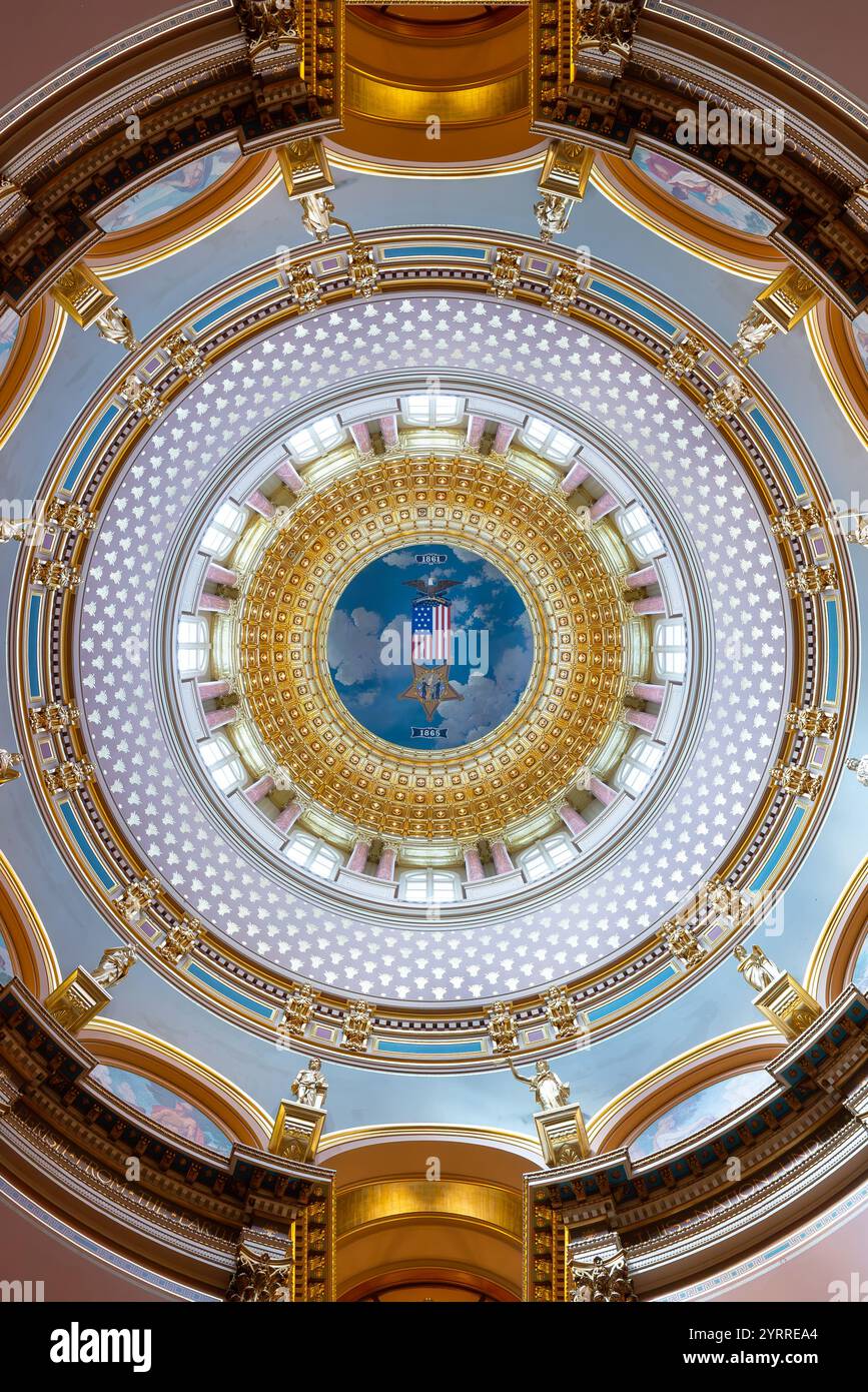 Des Moines, Iowa - United States - September 16th, 2024: Interior of ...
