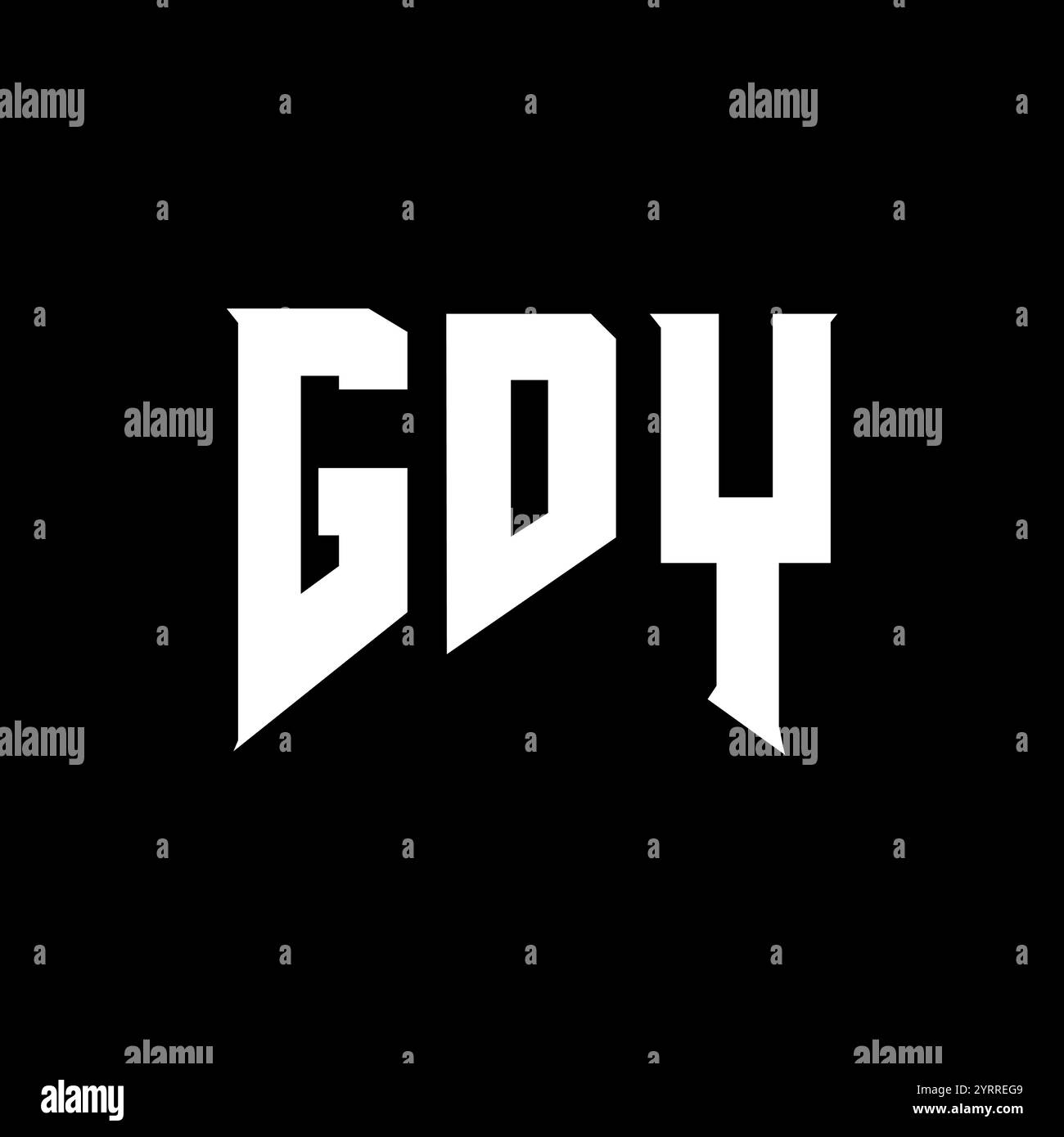 Gdy minimalist logo Stock Vector Images - Alamy