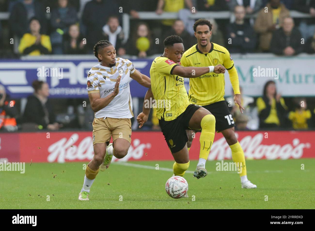 Burton upon Trent, UK, 1st December 2024. Udoka Godwin-Malife of Burton ...