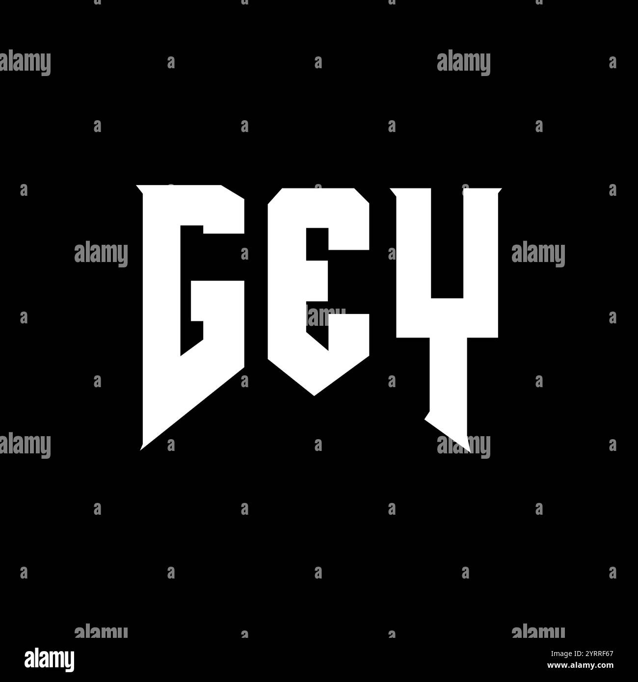 Gey logo Stock Vector Images - Alamy