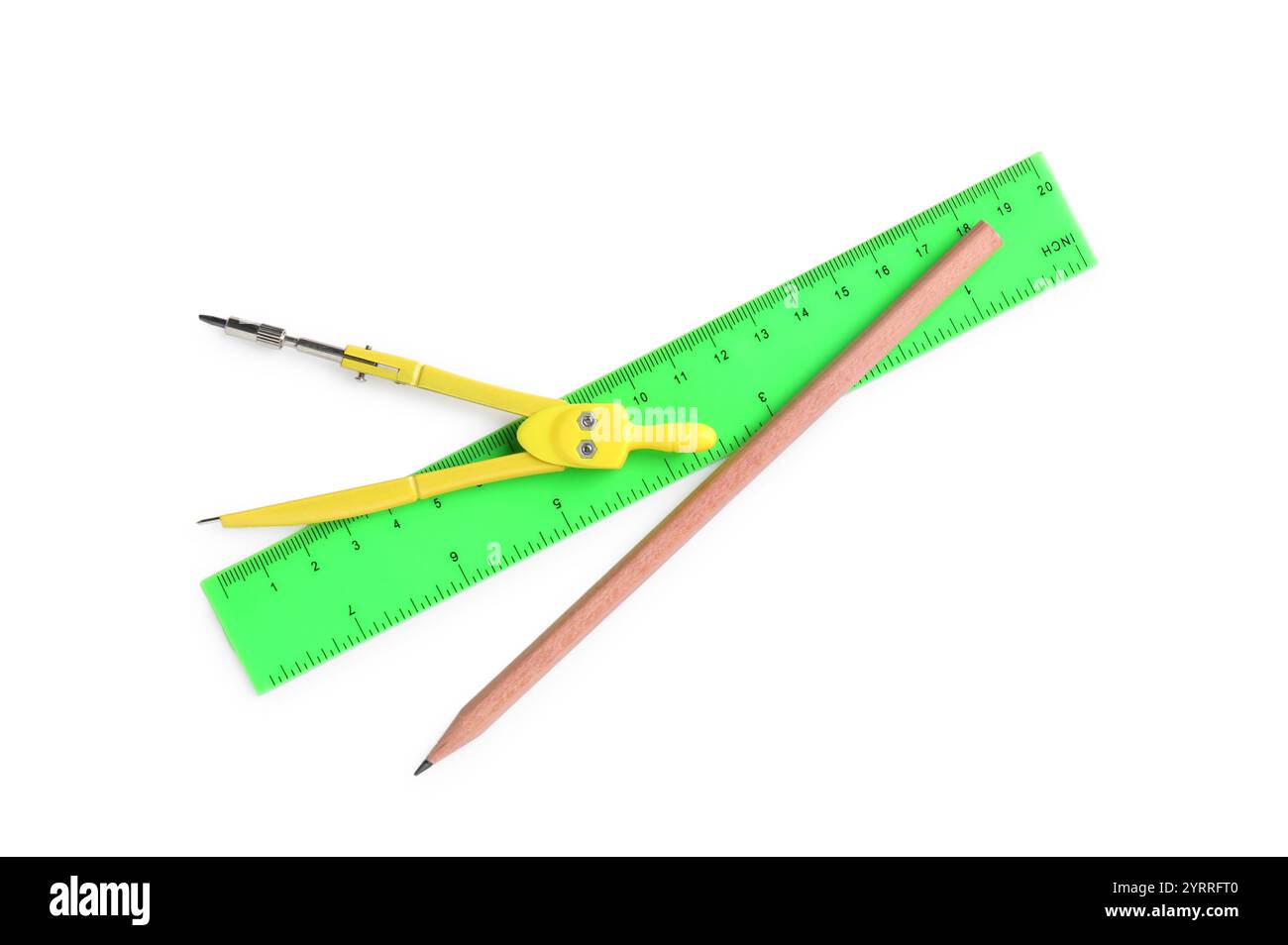 Math student measuring object hi-res stock photography and images - Alamy