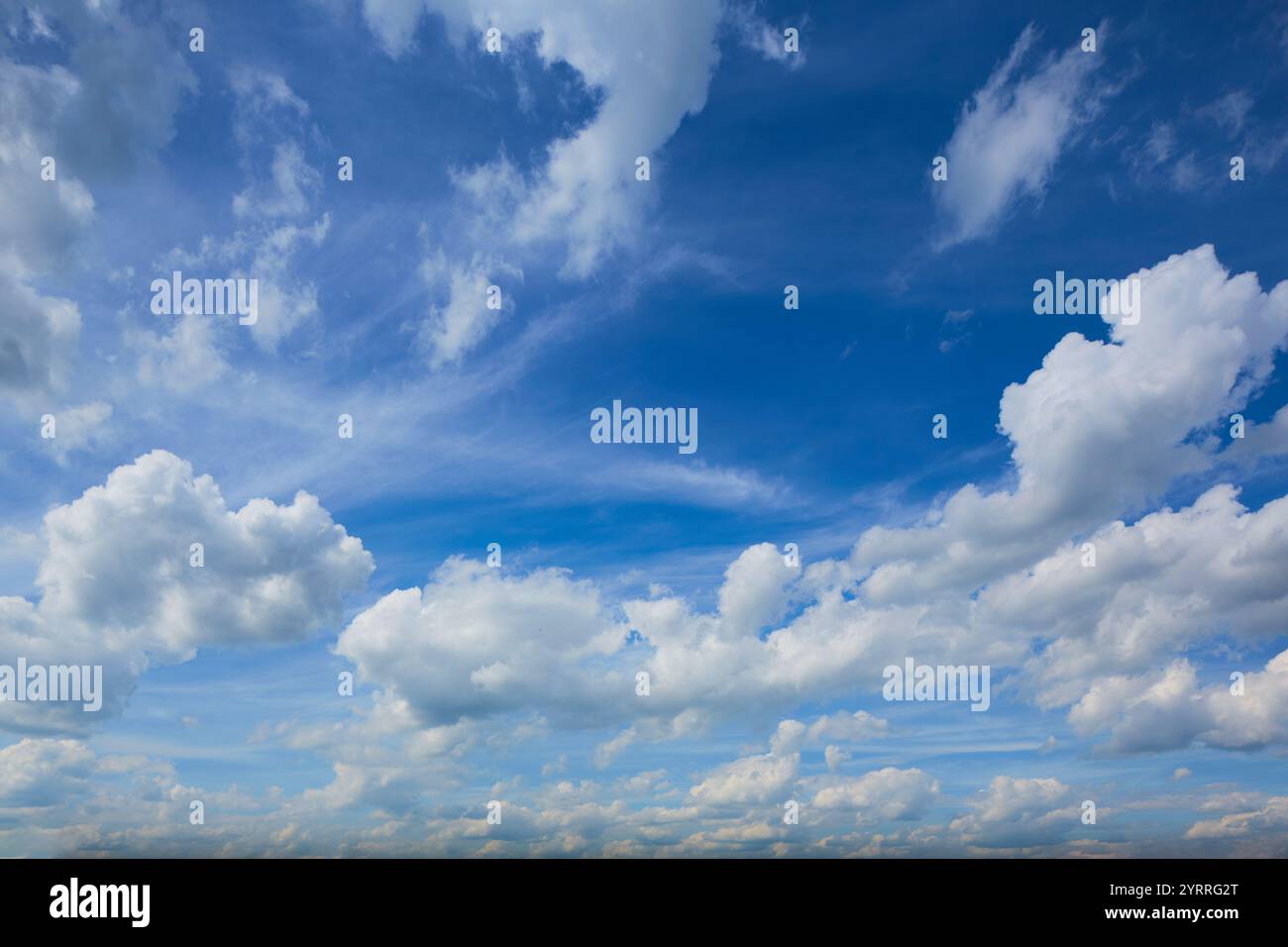 Panorama of daytime sky with clouds. sunset Sky background, daylight ...