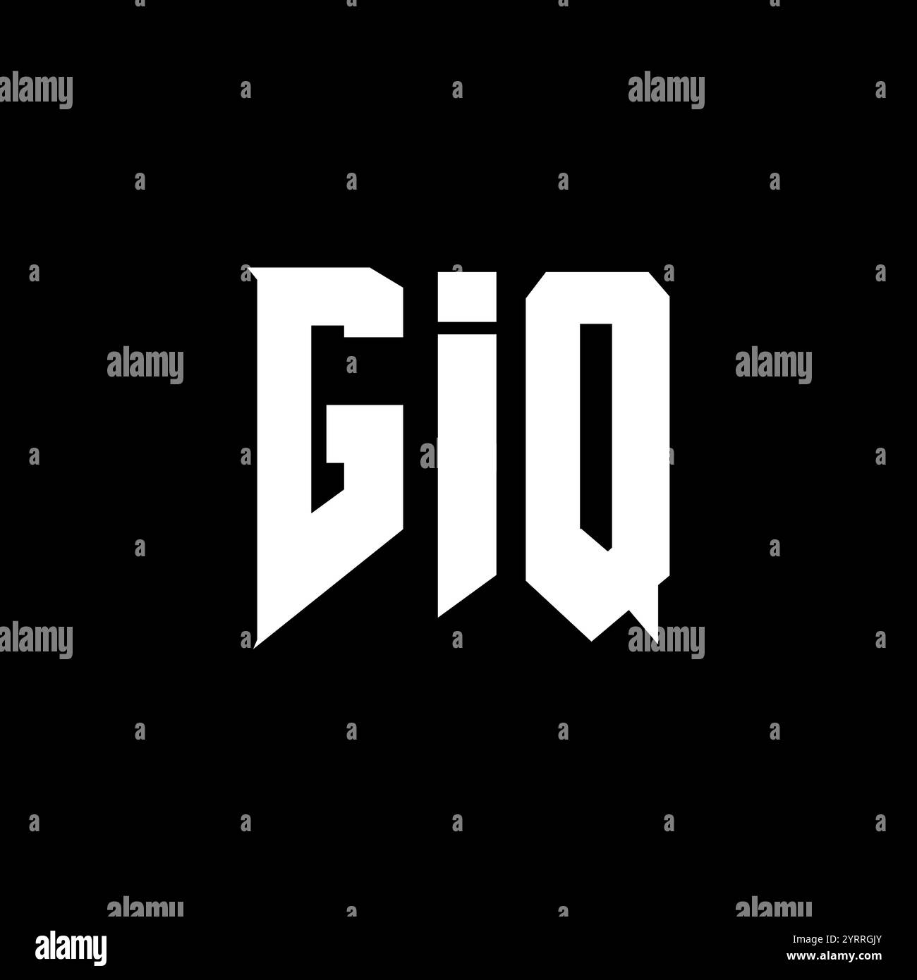 Giq logo design hi-res stock photography and images - Alamy