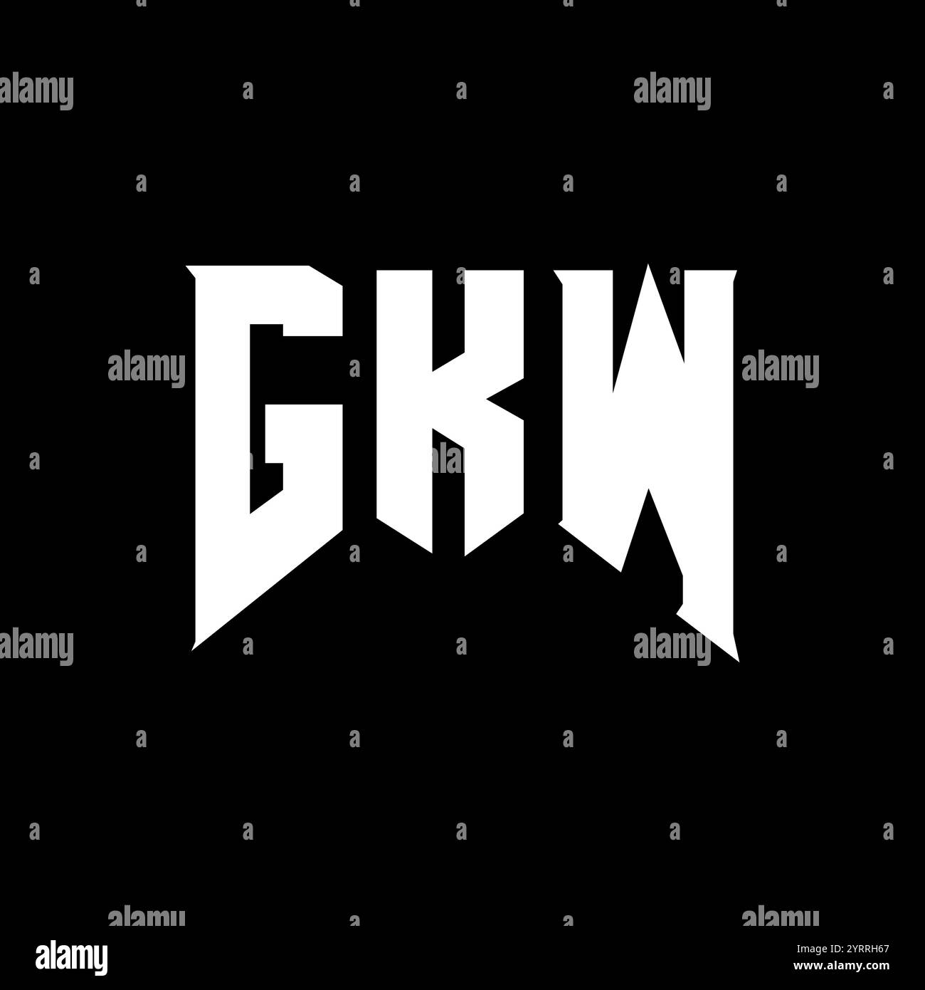 Gkw logo design hi-res stock photography and images - Alamy