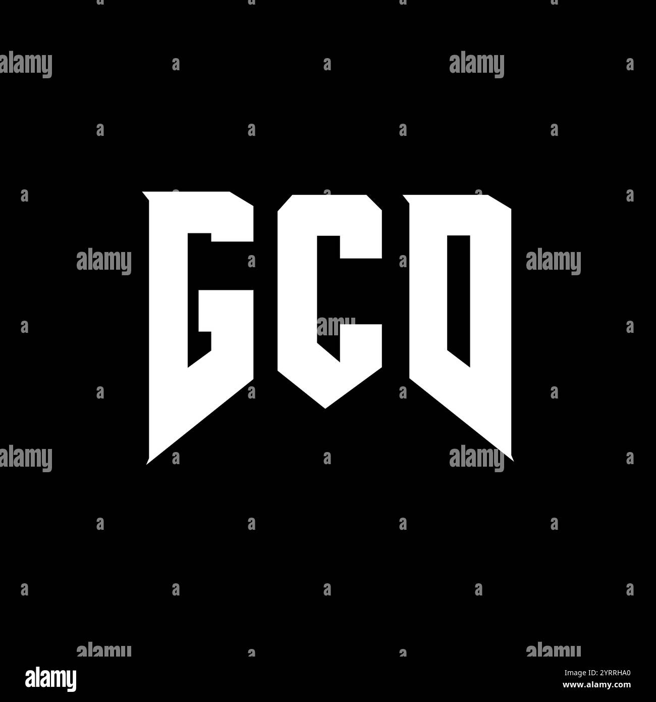 GCD letter logo design for technology company. GCD logo design black ...