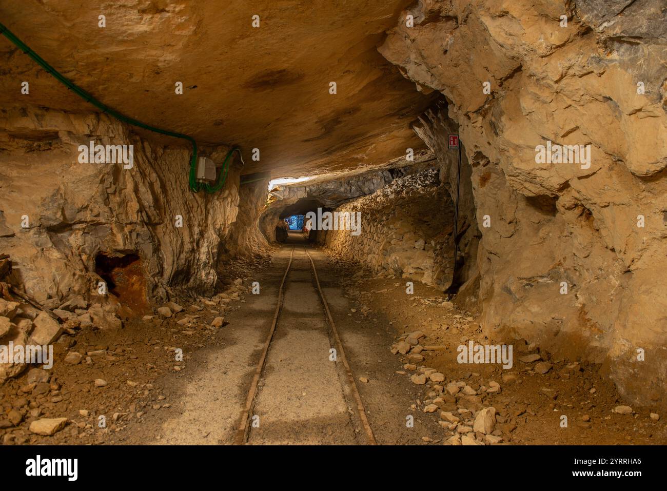 Inside the mine where precious minerals are extracted Stock Photo - Alamy