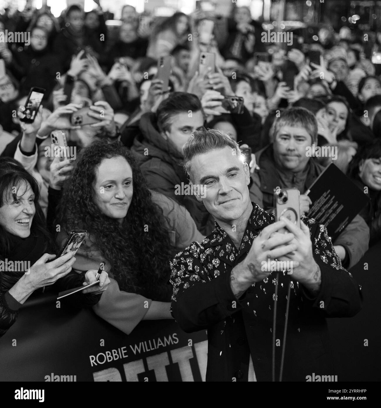 Premiere at the capitol cinema on december 04 Black and White Stock ...