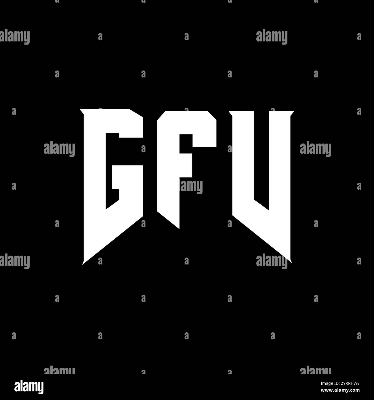 GFV letter logo design for technology company. GFV logo design black ...