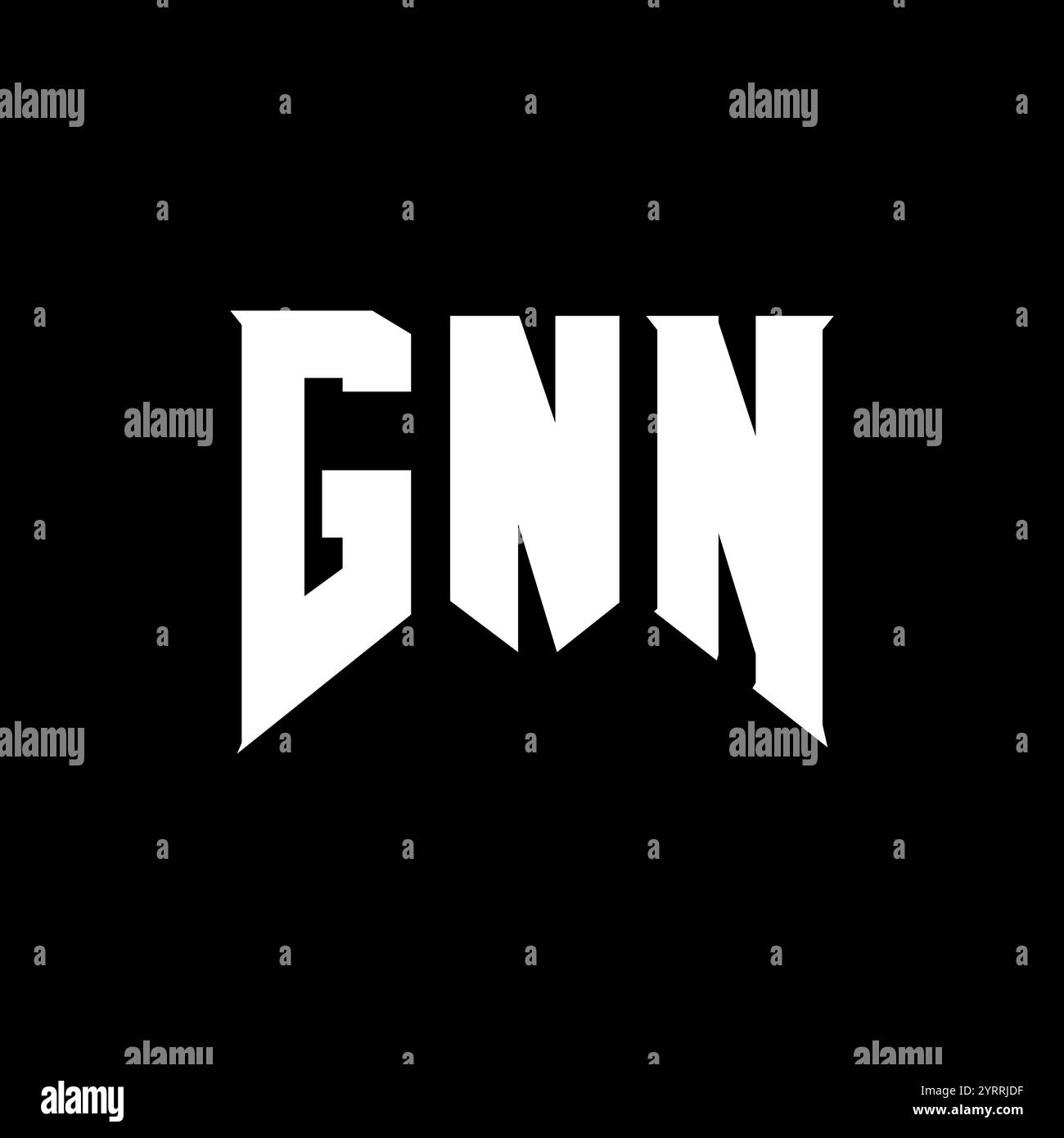 Gnn minimalist logo hi-res stock photography and images - Alamy