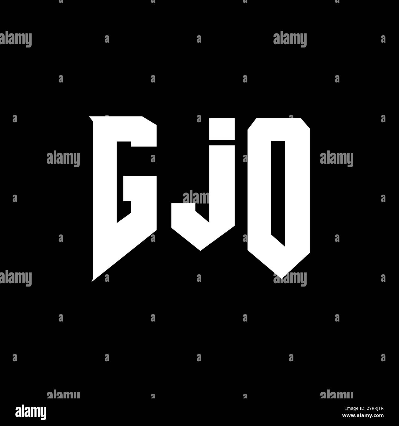 Gjo minimalist logo hi-res stock photography and images - Alamy