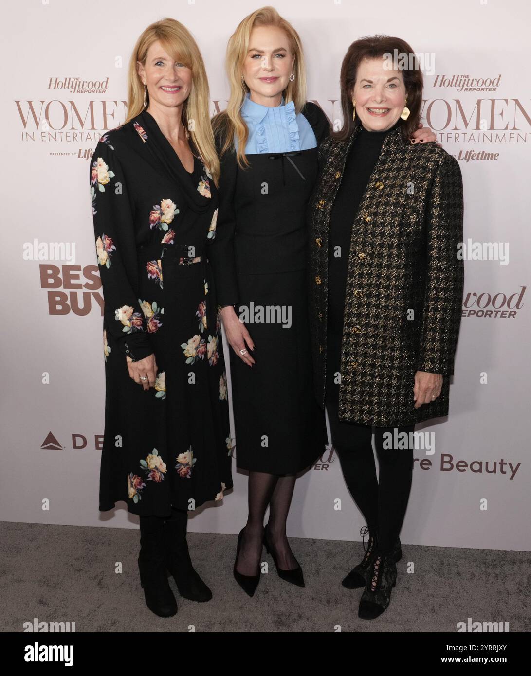 Los Angeles, USA. 04th Dec, 2024. (L-R) Laura Dern, Nicole Kidman and ...