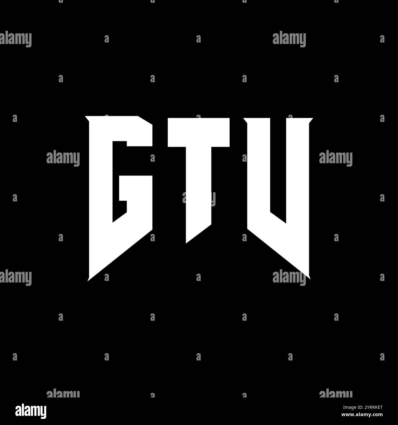 GTV letter logo design for technology company. GTV logo design black ...