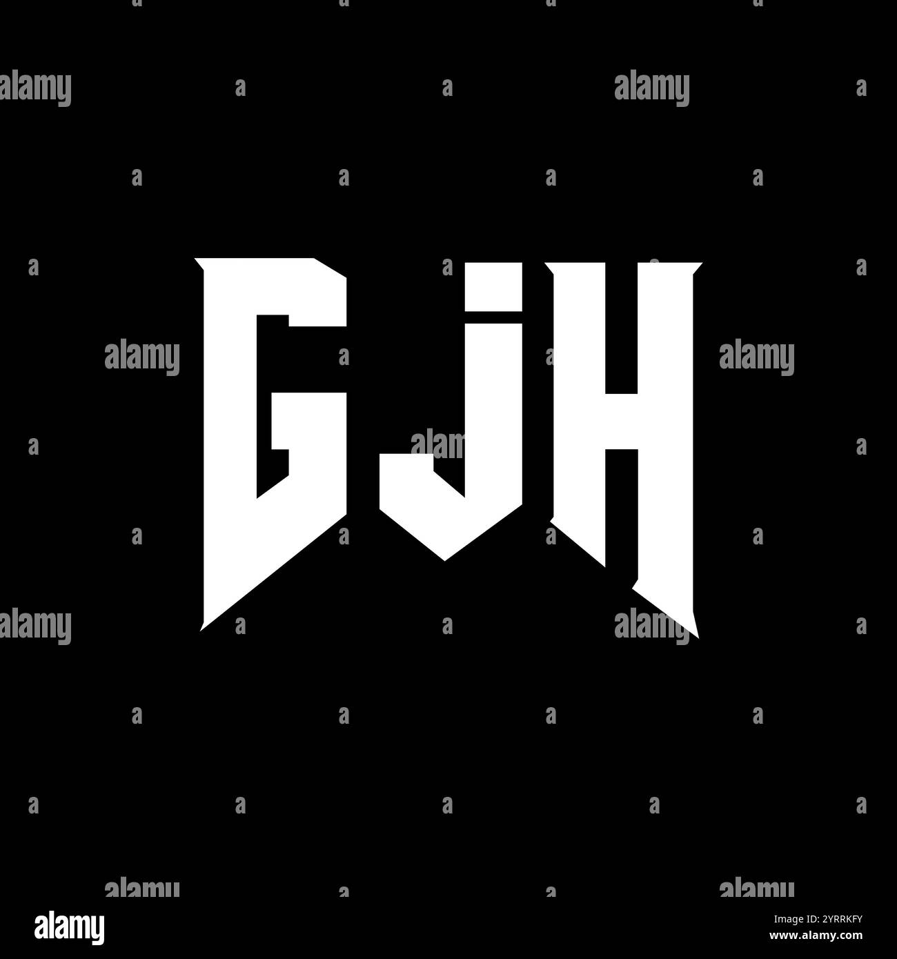 Gjh minimalist logo hi-res stock photography and images - Alamy