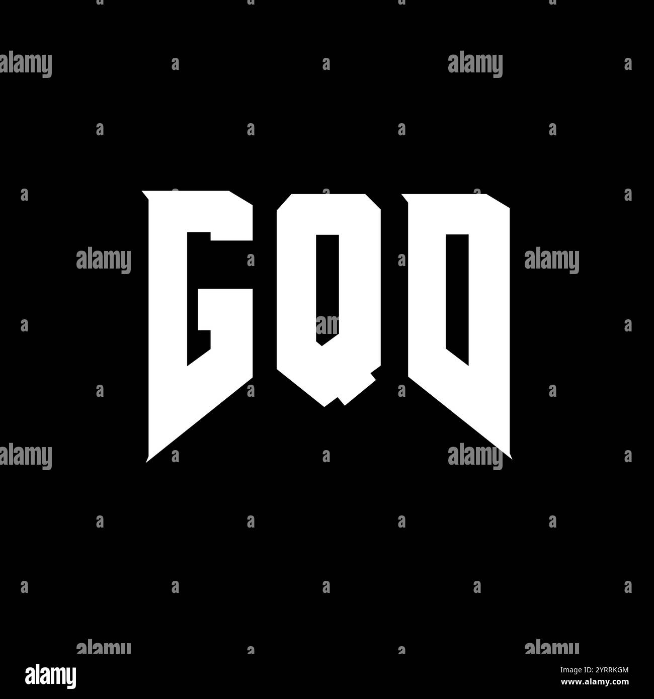 GQD letter logo design for technology company. GQD logo design black ...