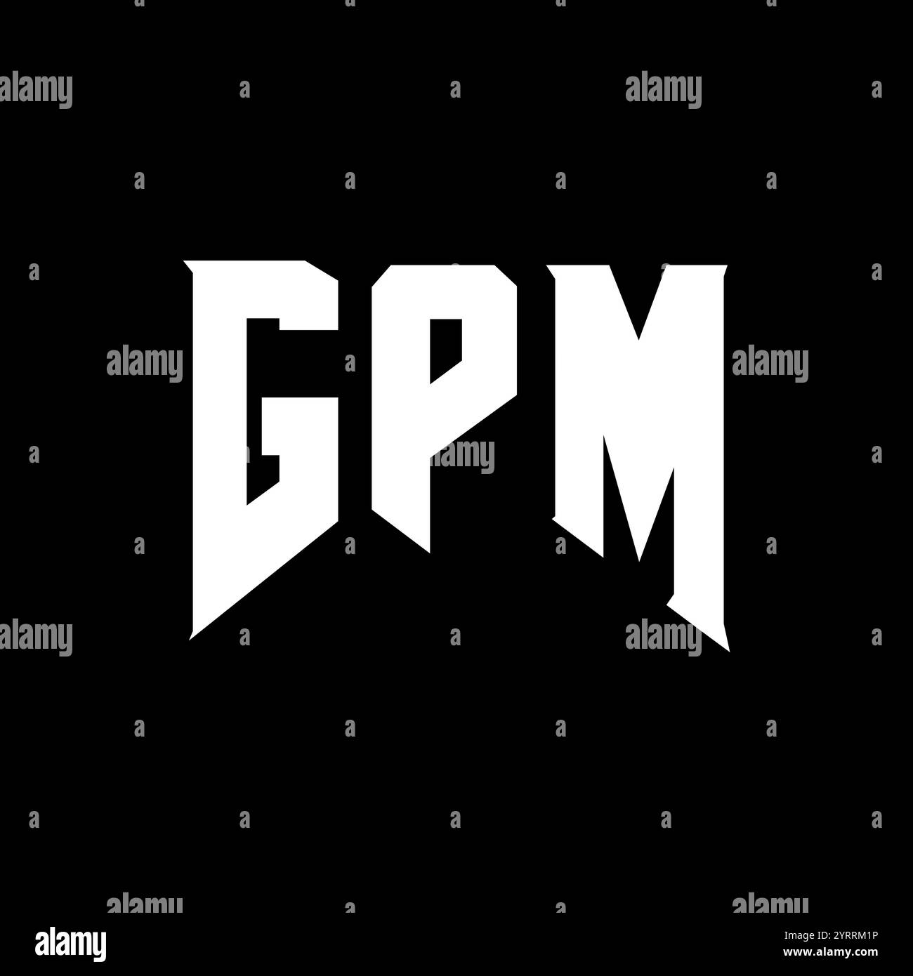 GPM letter logo design for technology company. GPM logo design black ...