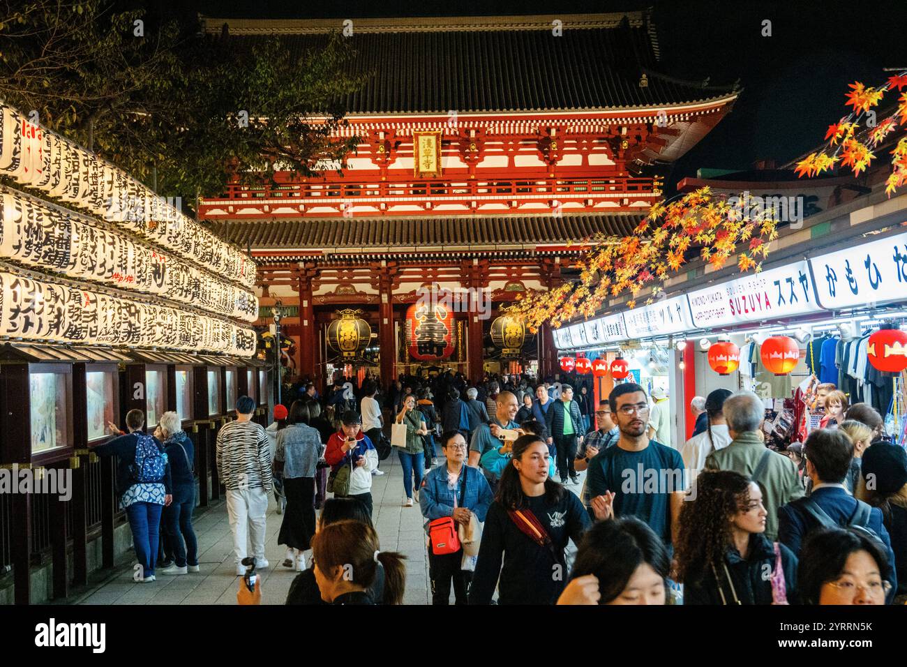 Senso-ji Buddhist temple in the Asakusa district of Tokyo Japan Stock ...