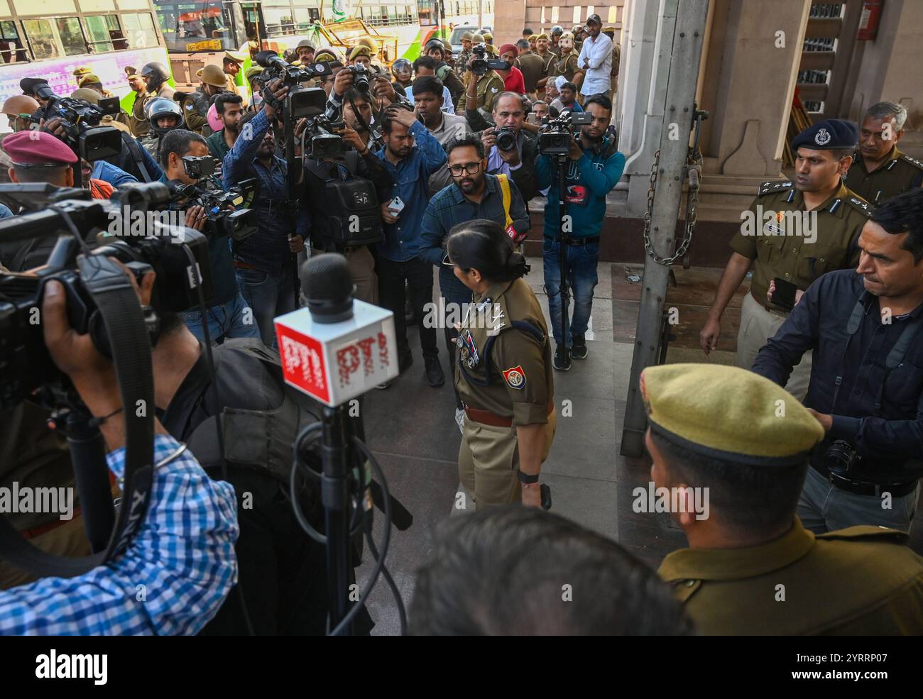 India. 03rd Dec, 2024. NOIDA, INDIA - DECEMBER 3: After taking the ...