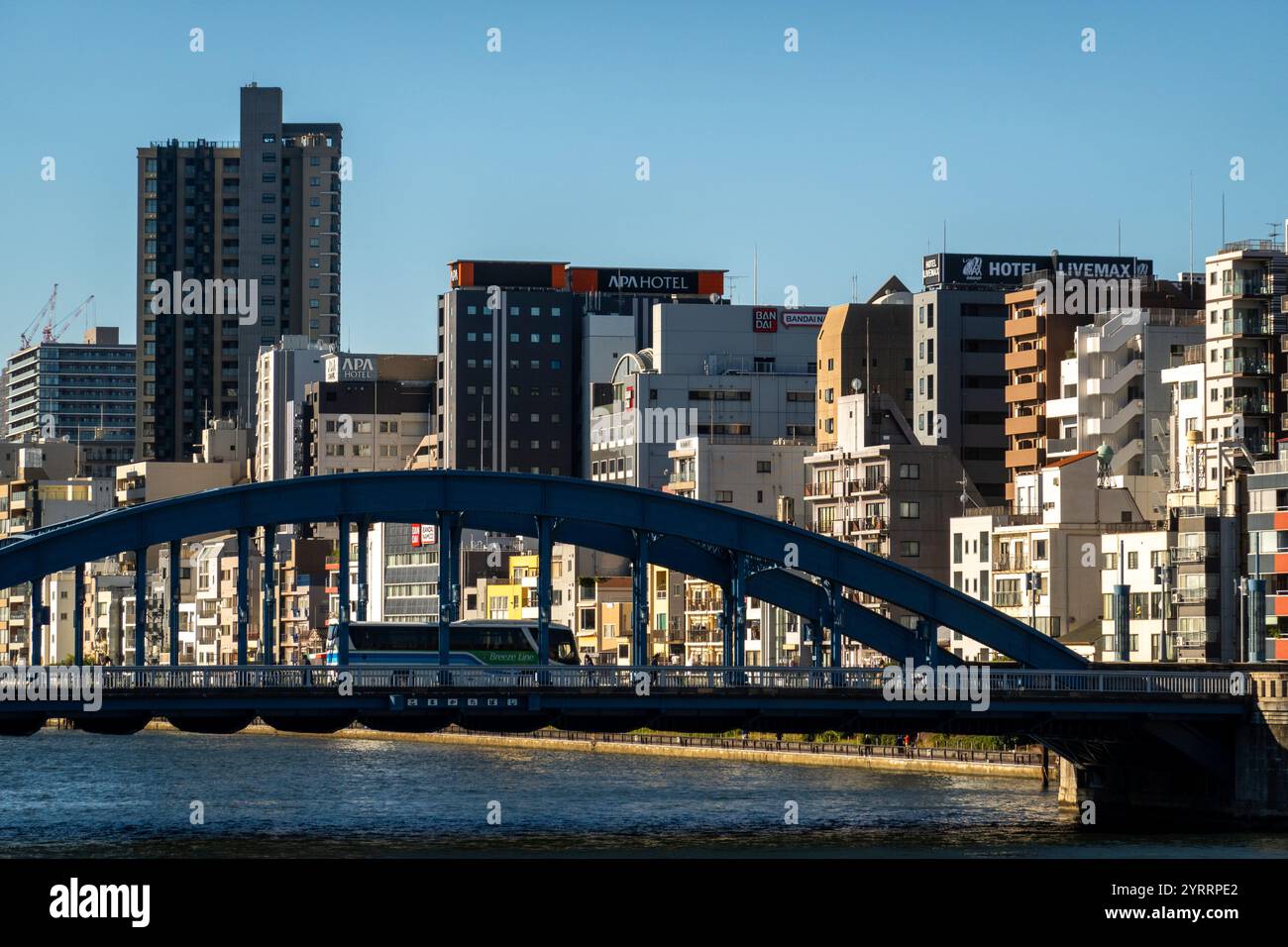 City of Asakusa Taito with the Sumida park and riverfront skyline Tokyo ...